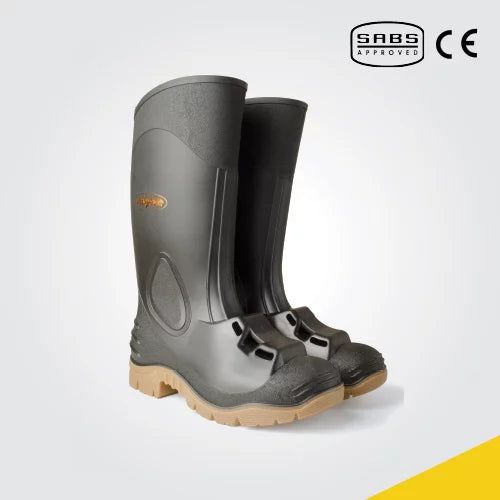 Wayne Egoli Metaguard Miners Metatarsal gumboots Steel toe cap Steel M ...