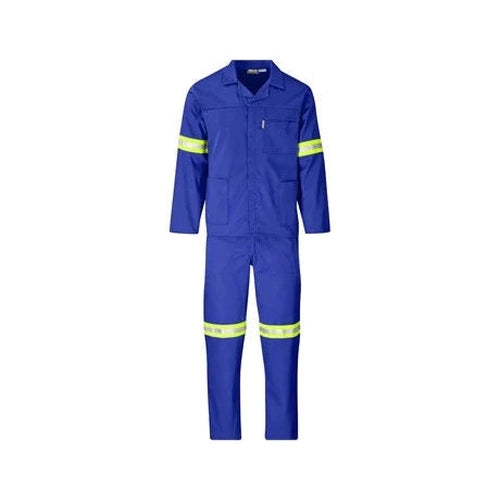 Polycotton worksuits with reflective tape - Assorted Colours – Health ...