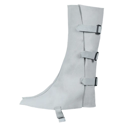 Chrome leather knee spats – Health & Safety Shopping