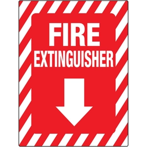 Fire Extinguisher (Written) sign – Health & Safety Shopping