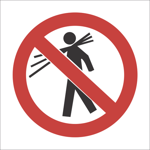 No manual carrying SABS sign - PV8 – Health & Safety Shopping