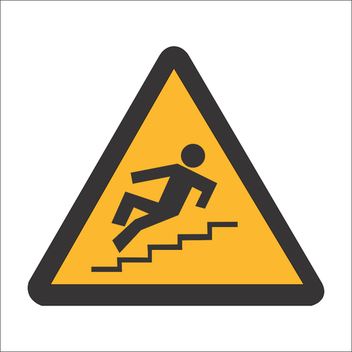 Slippery Steps Hazard sign SABS - WW22 – Health & Safety Shopping