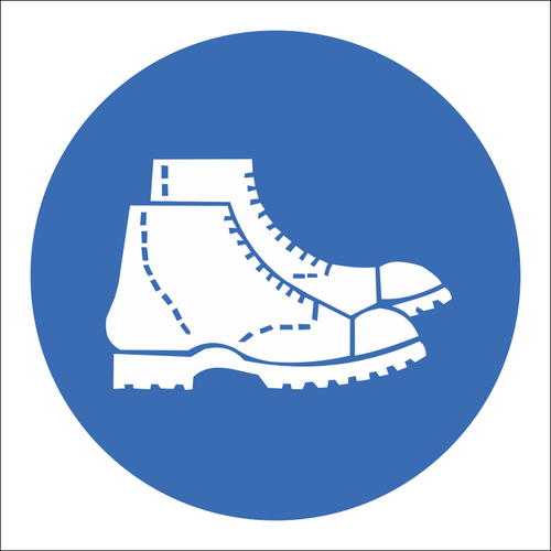 Foot protection required sign SABS - MV7 – Health & Safety Shopping