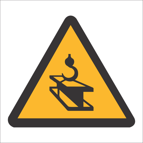 Suspended loads hazard sign SABS - WW8 – Health & Safety Shopping